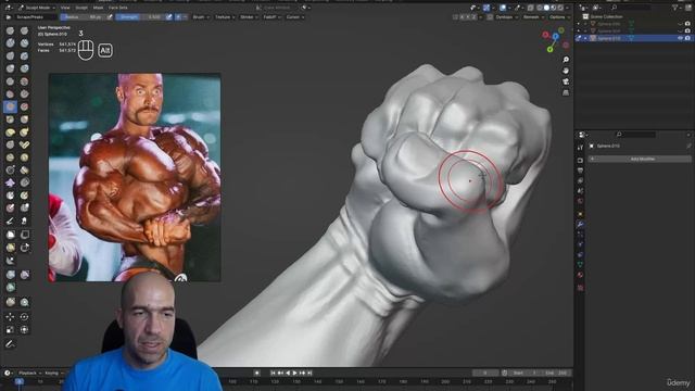 16 - Согните руку ладонью вверх