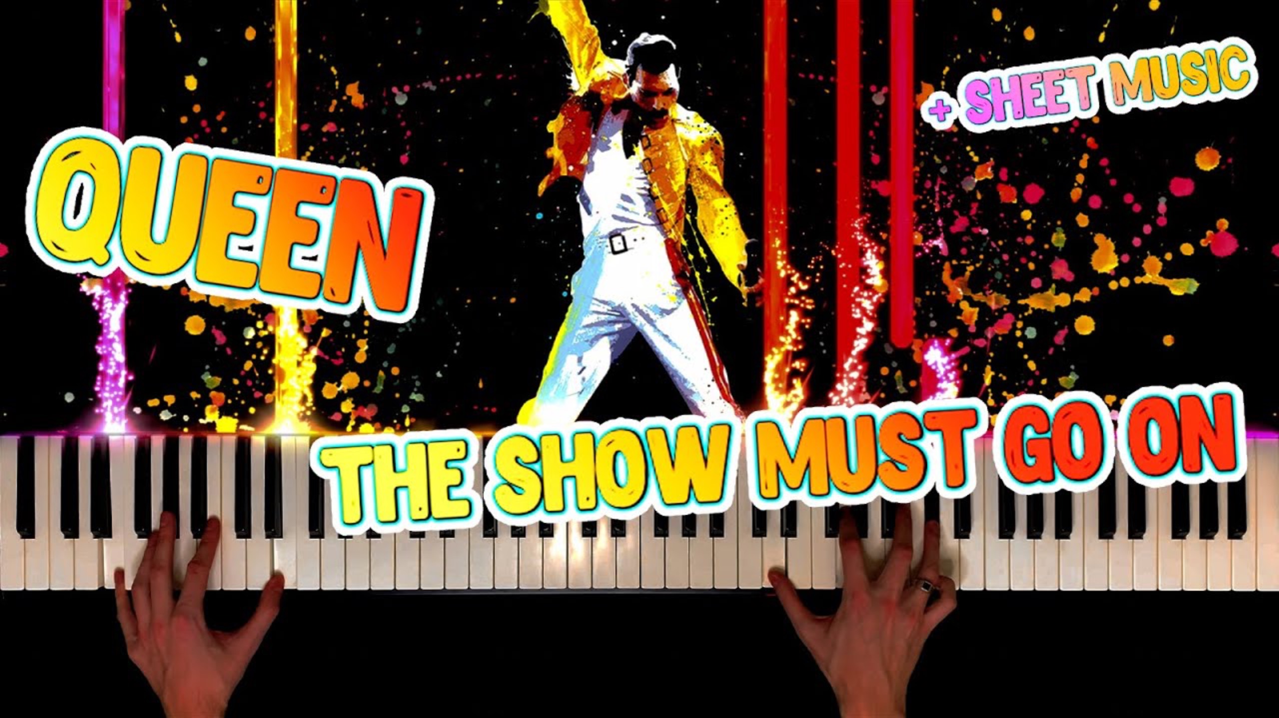 Queen - The Show Must Go On | Virtual Piano Cover + НОТЫ