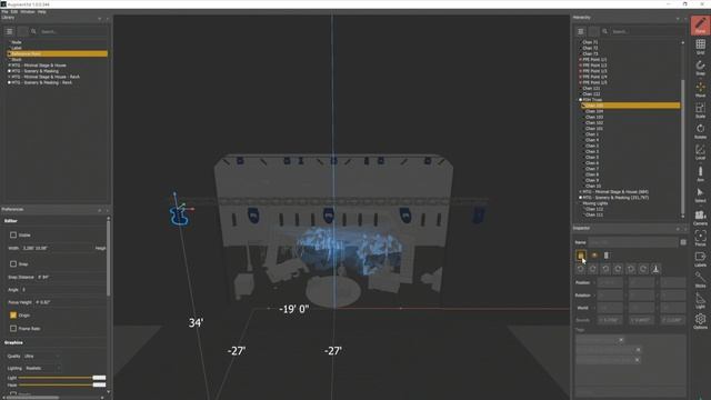 Учебный видеокурс Eos Augment3D. Инструменты Hierarchy и Inspector