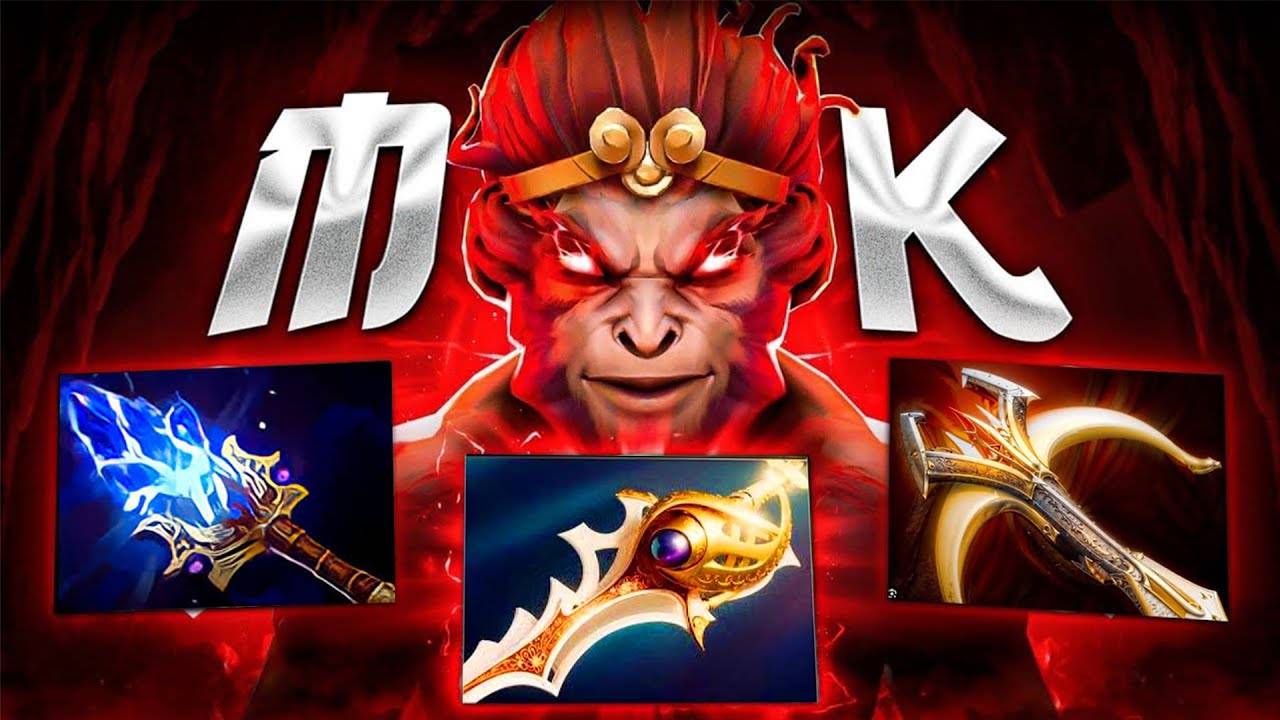 Аналитика ошибок - ТОП 1 Мonkey KING   Использует героя на 200% Dota 2
