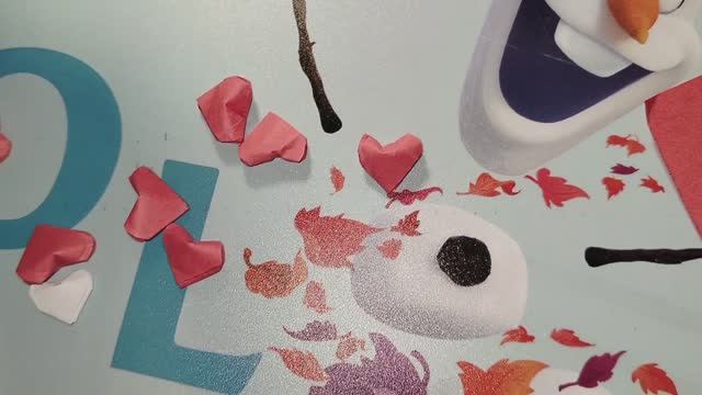 Как сделать сердечко из полосы бумаги. Поделки с детьми. Поделки из бумаги.