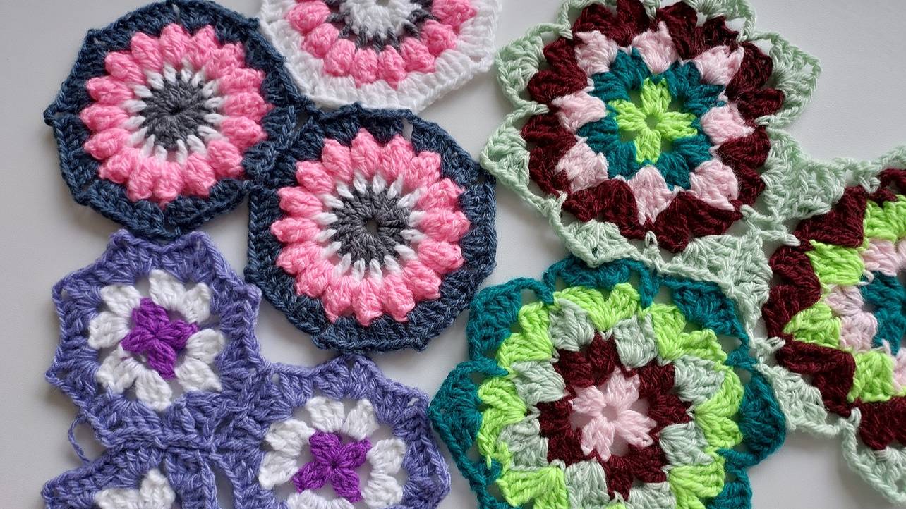 КАК СОЕДИНЯТЬ МНОГОУГОЛЬНЫЕ МОТИВЫ?