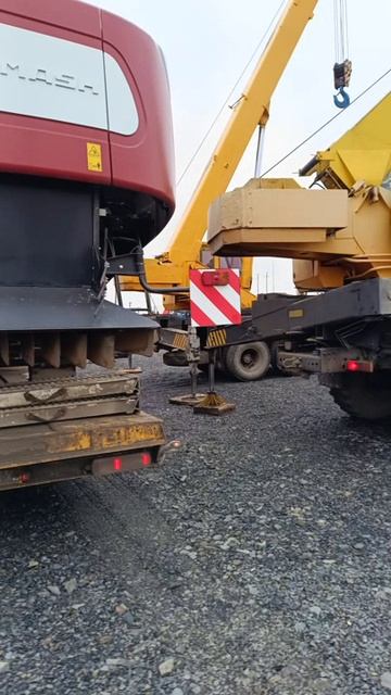 Отгрузка комбайна  акрос 595+ экспресс-обзор от Виталия Белоглазова