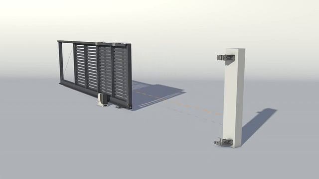 Откатные ворота - конструкция