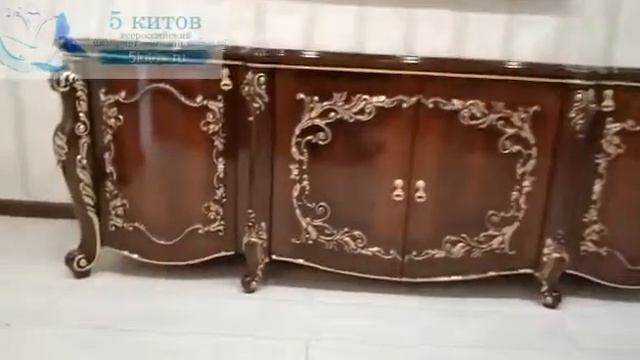 Тумба ТВ Венеция, тёмный орех (Фабрика Арида Мебель)