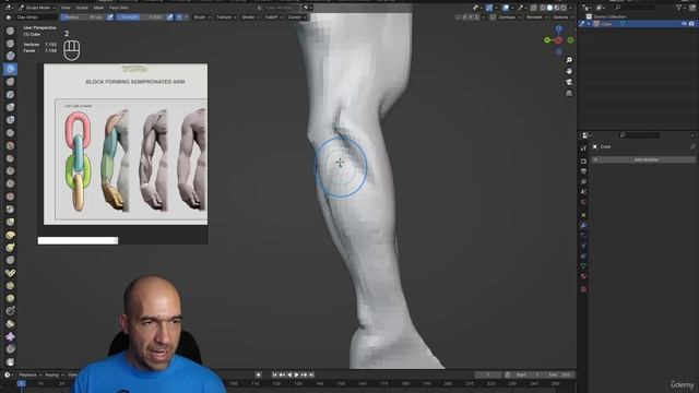 6 - Изготовление рычага и кисти руки из цепи