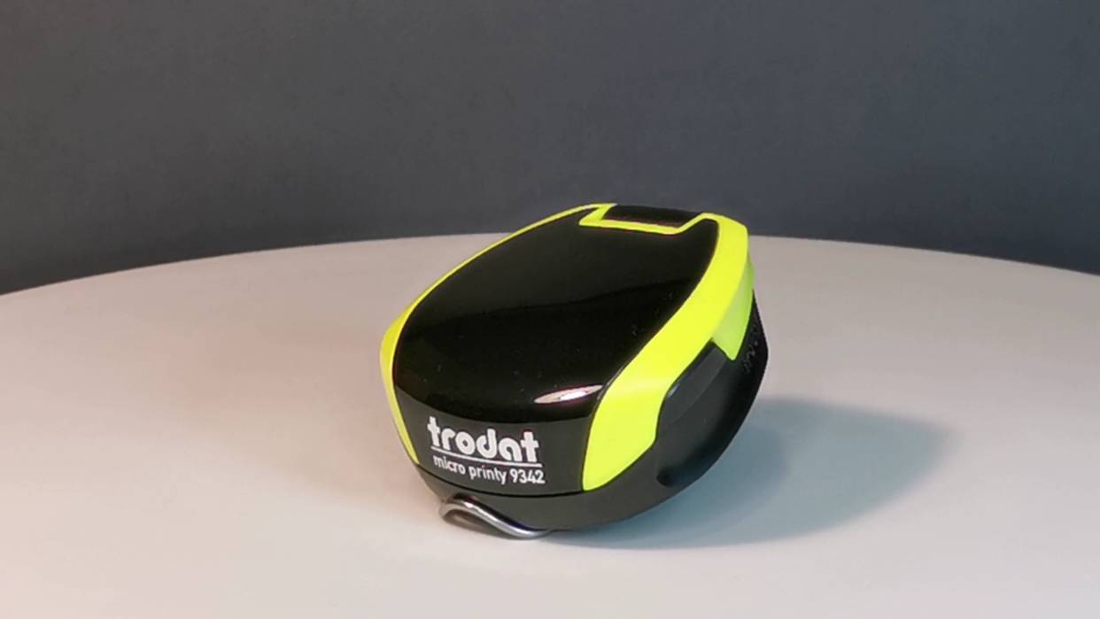 Trodat micro Printy 9342 ЖЕЛТЫЙ НЕОН