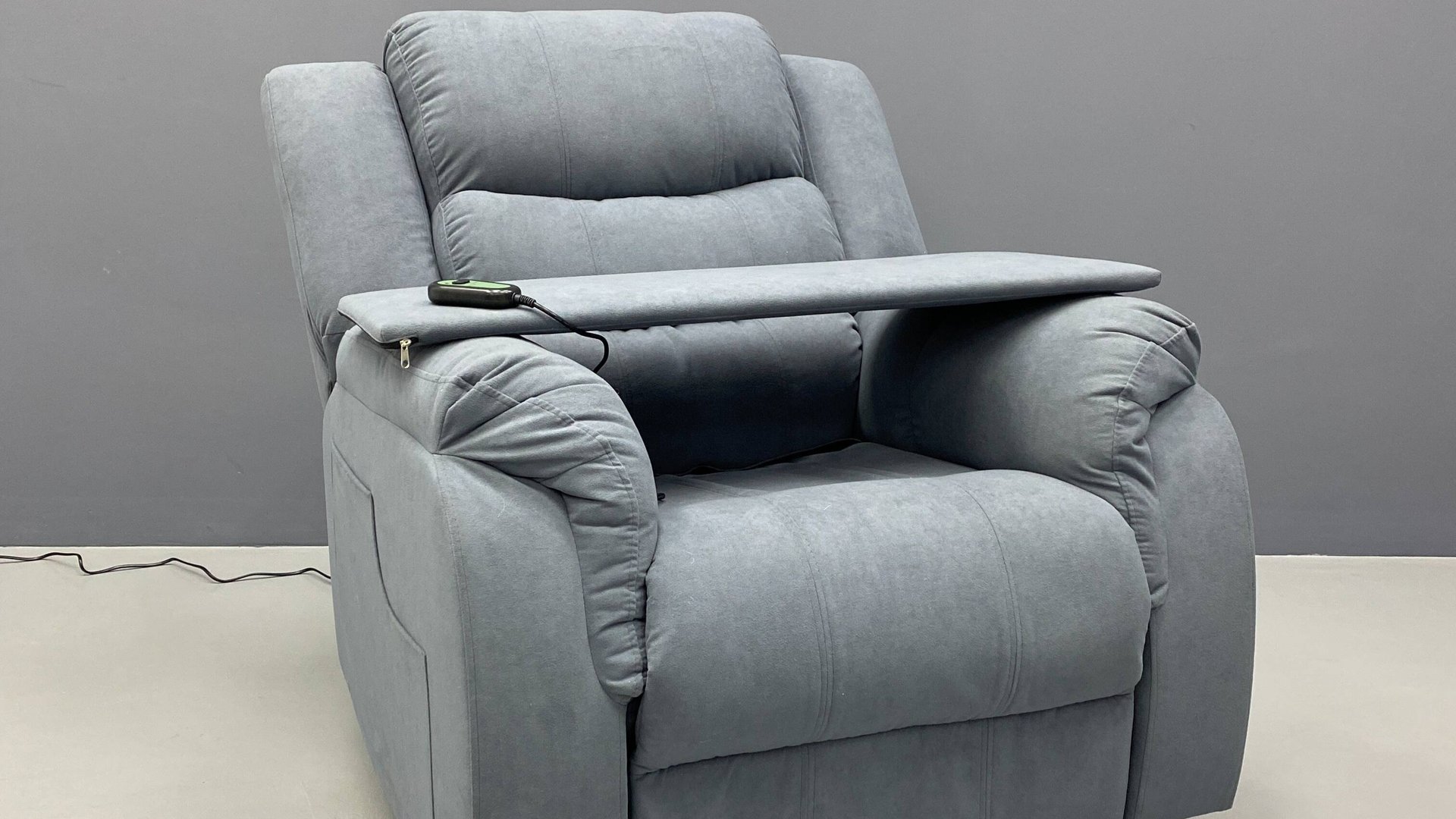 Реклайнер электрический рогожка (Россия)