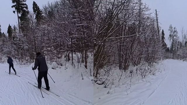 Insta360 AcePro - Лыжи конёк - Free Frame и с GyroFlow