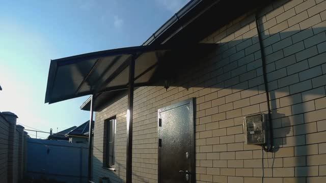 09 Проект - Новый дом Обустраиваемся Козырёк