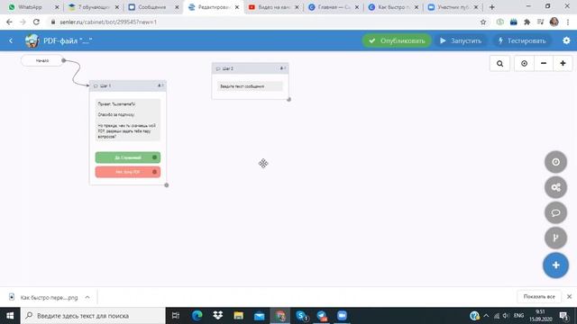 Создание структуры твоего бота!