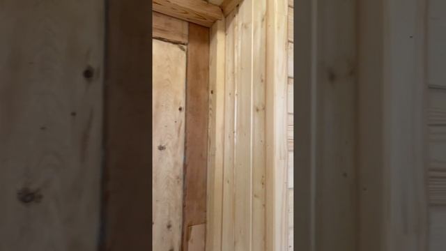 Руская баня, монтаж вагонки