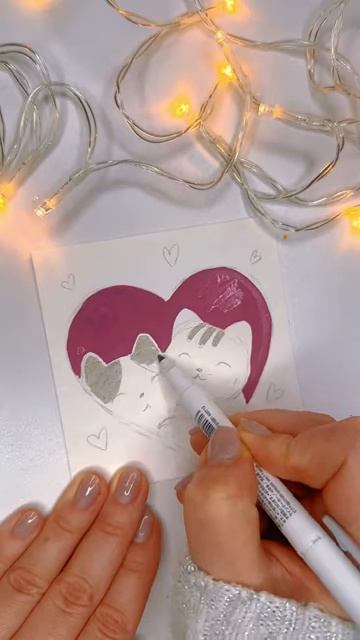 Когда незнаешь что подарить на день Влюбленных ✨ #рисунки #идеи #sertaa