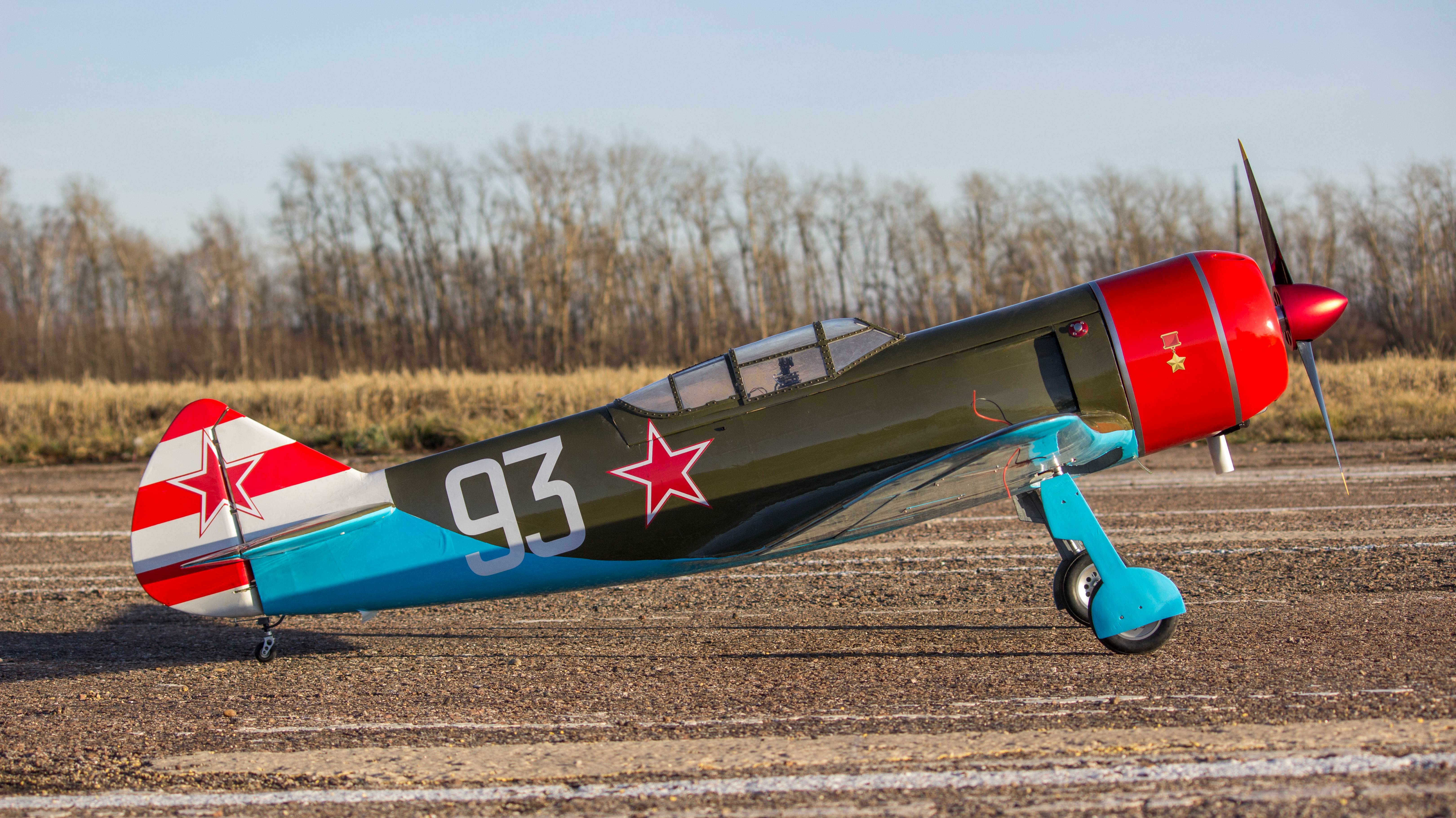 Пробежки по ВПП ЛА-7 полукопия | LA-7 lavochkin