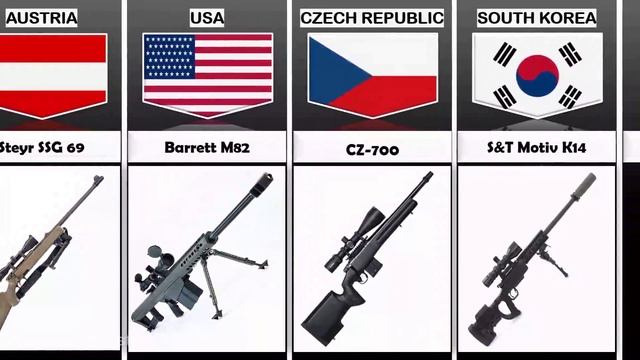 🔫 Снайперские винтовки разных стран (Часть 1)