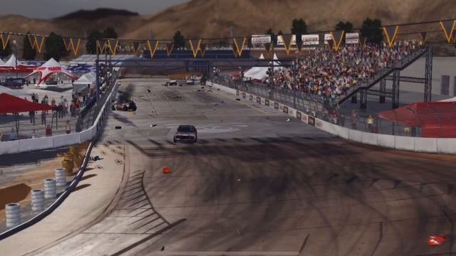 Wreckfest mobile. Deathloop. Веселый заезд на 6 кругов.