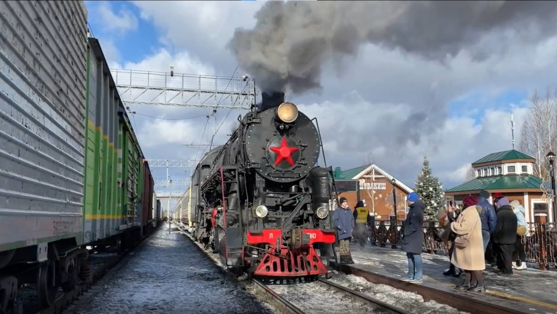 Ретро поезд Уральский экспресс.