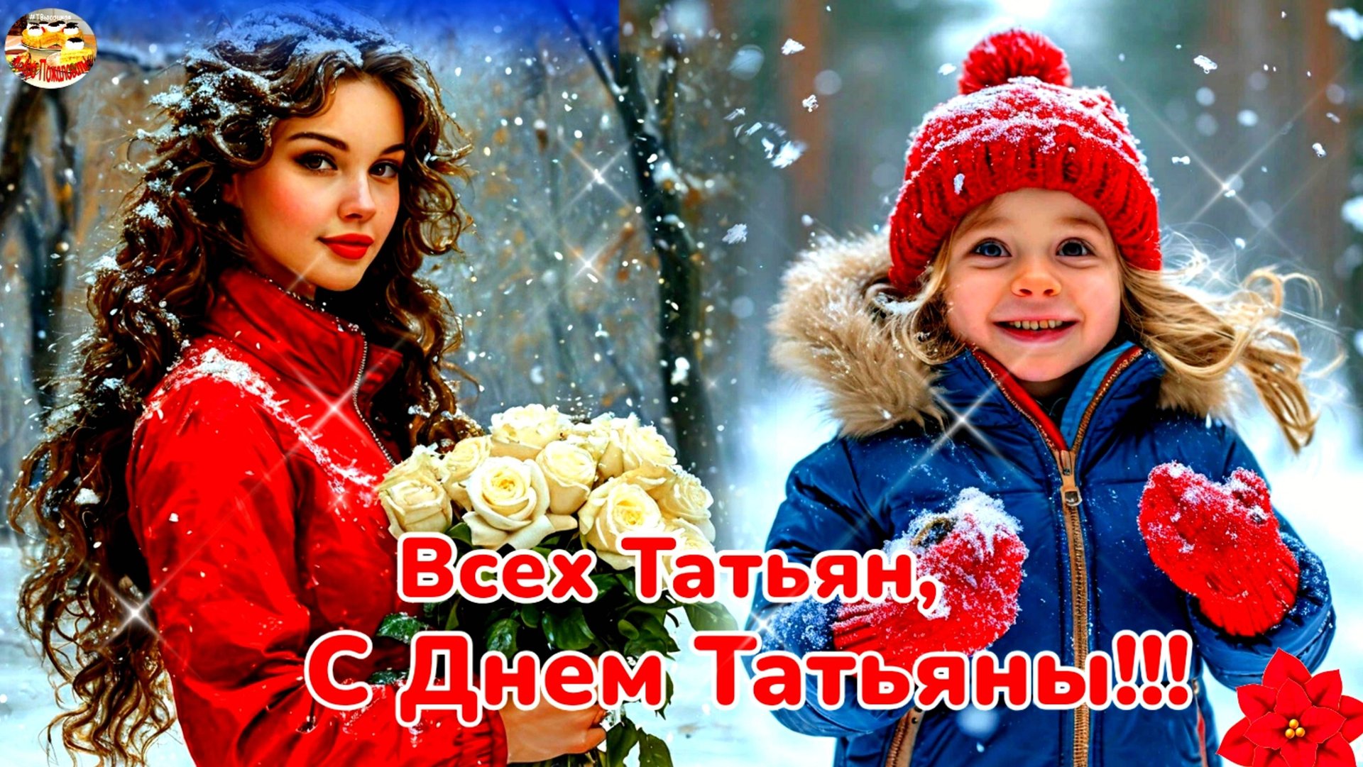 С Днем Татьяны! 25 января 2025. Музыкальное поздравление.