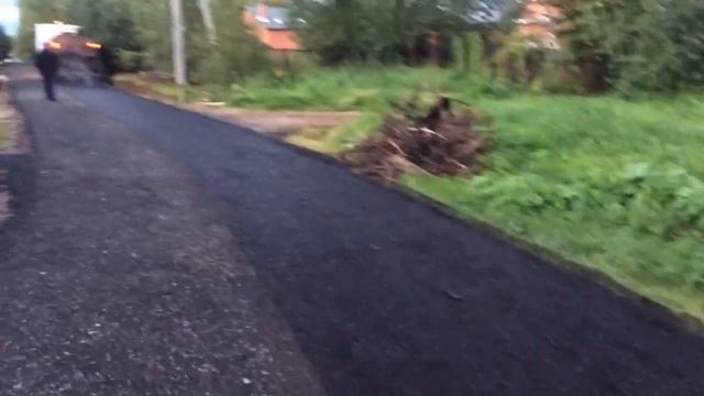 Розлив битумной эмульсии