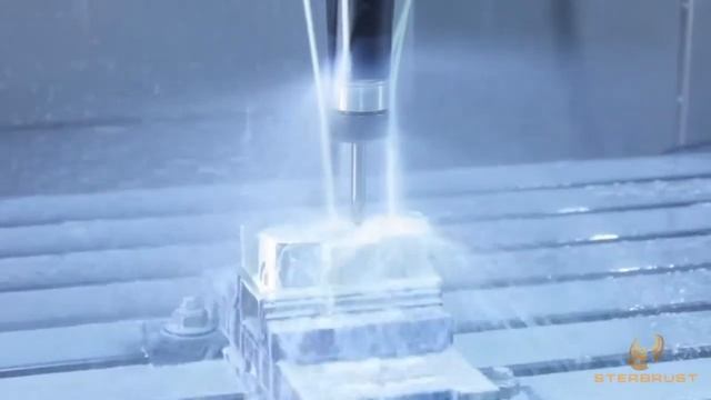 Фрезерный станок с ЧПУ JET JVM 1180LS. Обработка детали _обойма_, написанная при помощи ShopMill