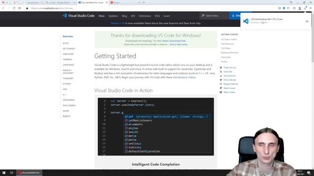 Как установить Visual Studio Code
