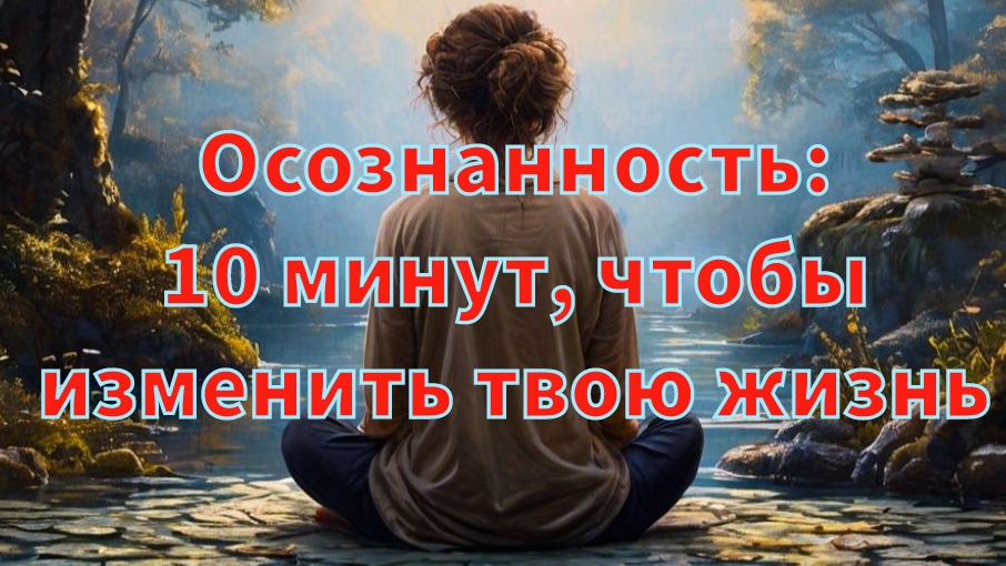 Осознанность: 10 минут, чтобы изменить твою жизнь