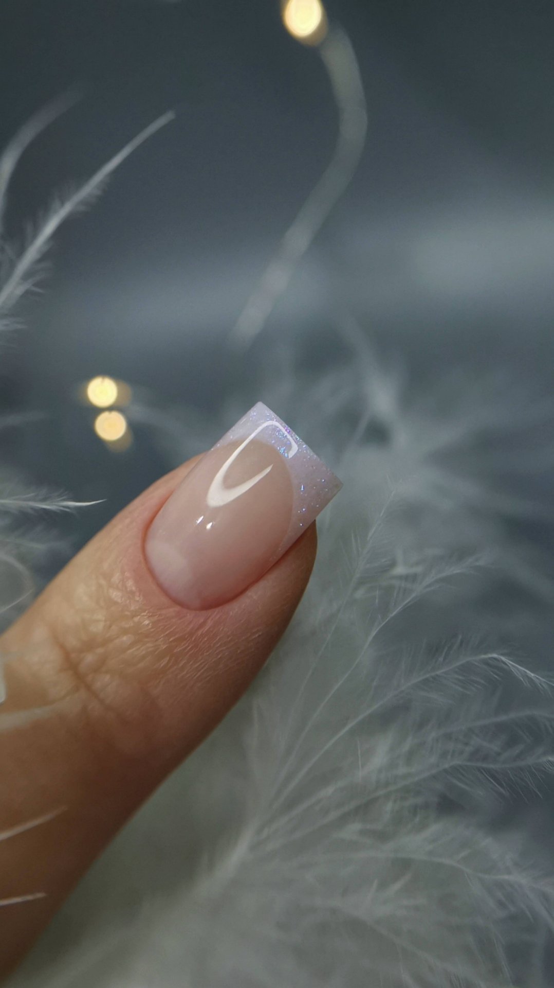 Совместимость Slime Builder gel с другими гелями на примере френча.