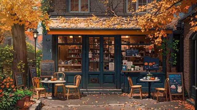 Halloween Day Lofi Cafe with Creepy Vibe Lofi Hip Hop   Deep Focus to relax - work - study