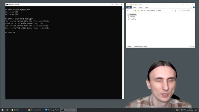 Как вывести содержимое файла на экран консоли