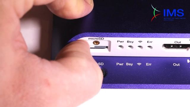 Простой запуск медиаплеера BrightSign