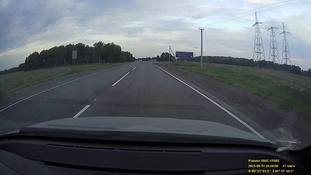 Дорога из СНТ Тимер