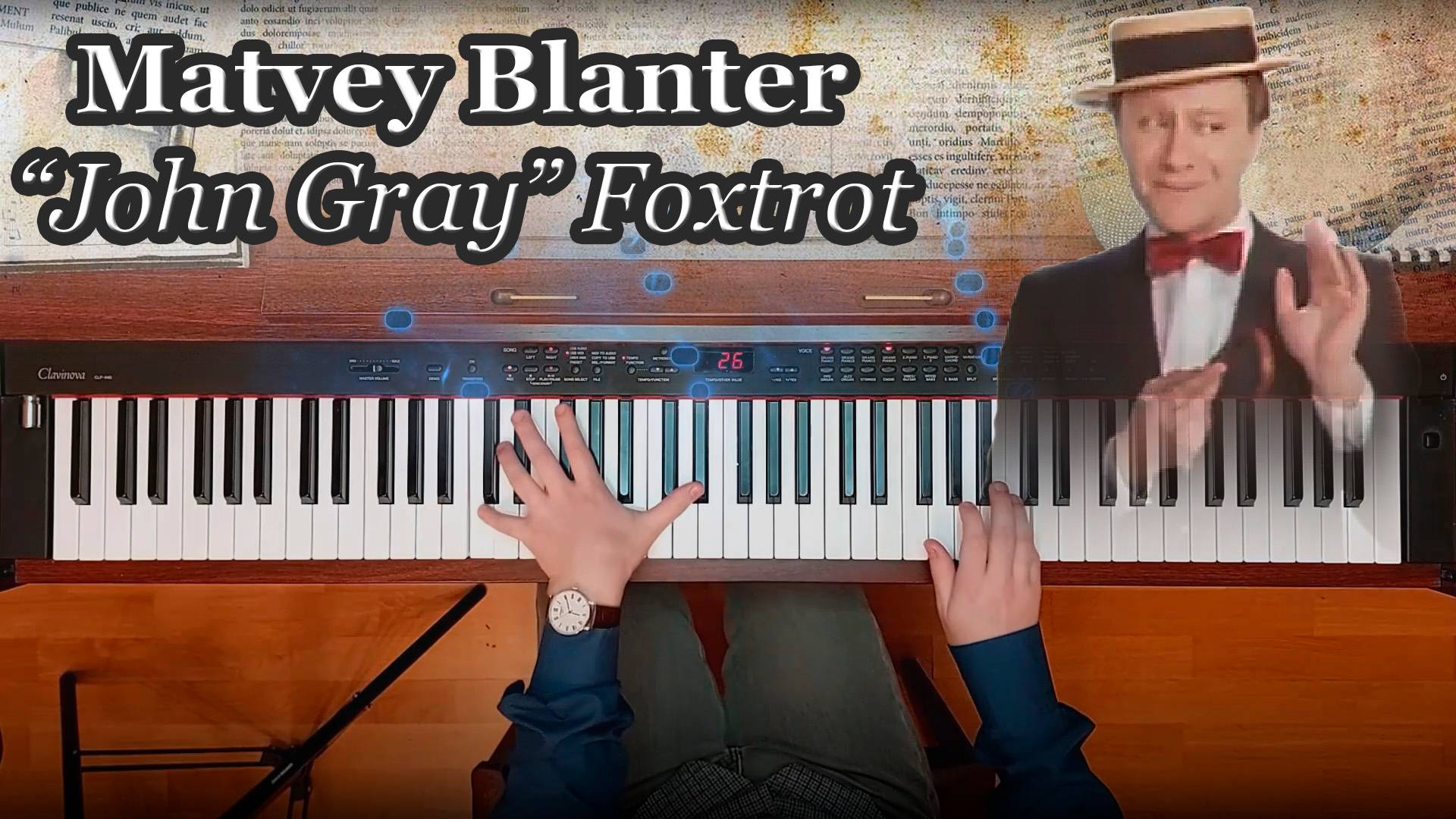 М.И. Блантер - Фокстрот «Джон Грей», фортепиано | M. Blanter - Foxtrot "John Gray", piano tutorial
