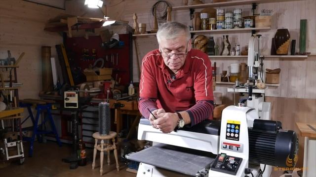 Настройка барабанного шлифовального станка на примере JET JWDS 1836 M