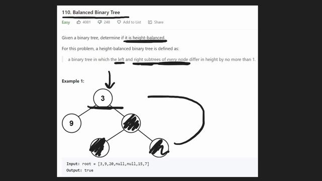 04 - Leetcode 110: Balanced Binary Tree (RU)