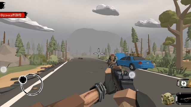 Истиный цвет Френка the walking zombie 2