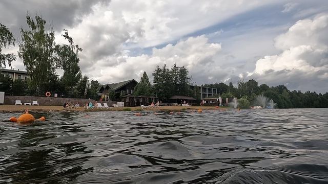 Плавание в озере Банное