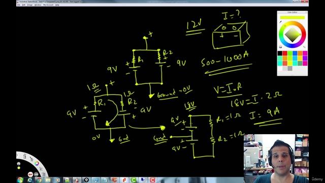 07. Series and Parallel Batteries and Circuit Analysis Teaser