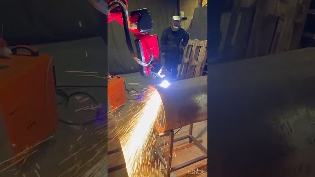 Плазменная резка металла промышленным роботом