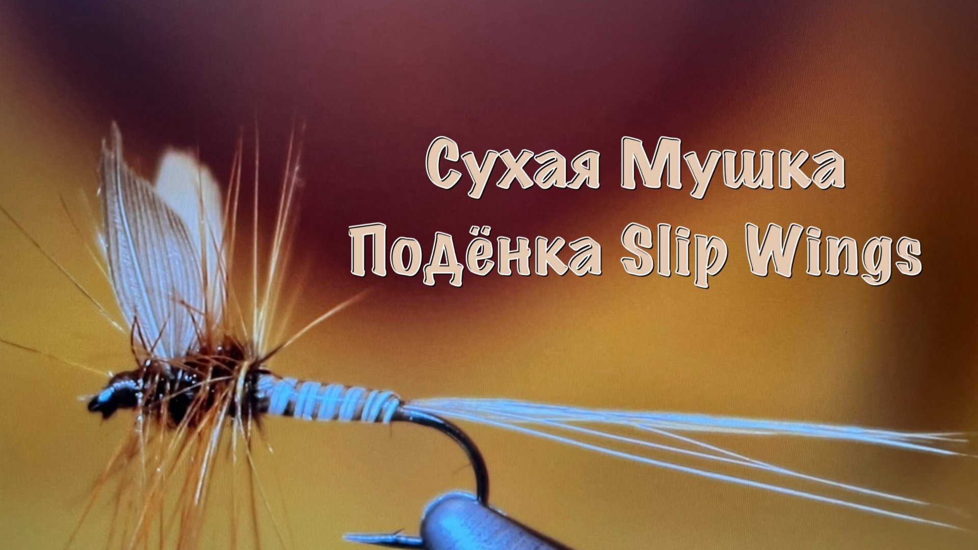 Сухая Мушка Подёнка Slip Wings Как связать от GM FLY