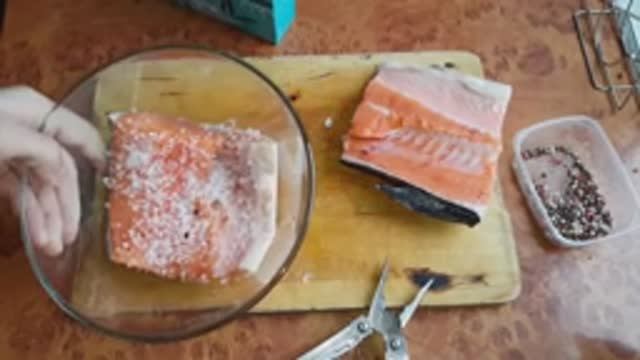 Соление лосося