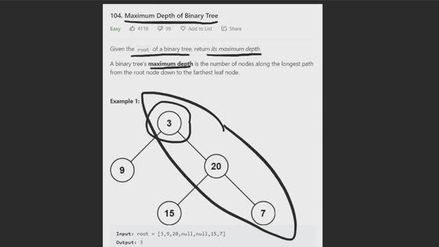 02 - Leetcode 104: Maximum Depth of Binary Tree (RU)