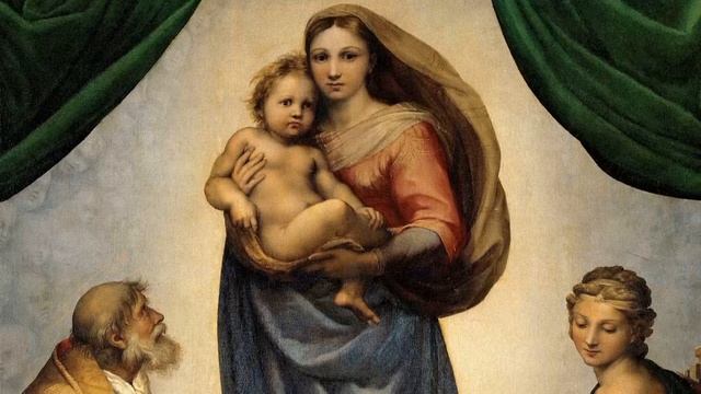 А  Толстой  Мадонна Рафаэля #духовнаялирика #поэты19века