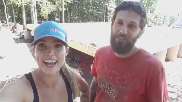 Жизнь с нуля #010. Начинаем монтаж каркаса A-Frame.