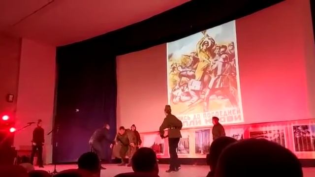 Сцена "Схватка" (Концерт в ДК Буревестник ко Дню Защитника Отечества)