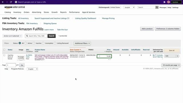 Продажа в Amazon. Module 10.1.
