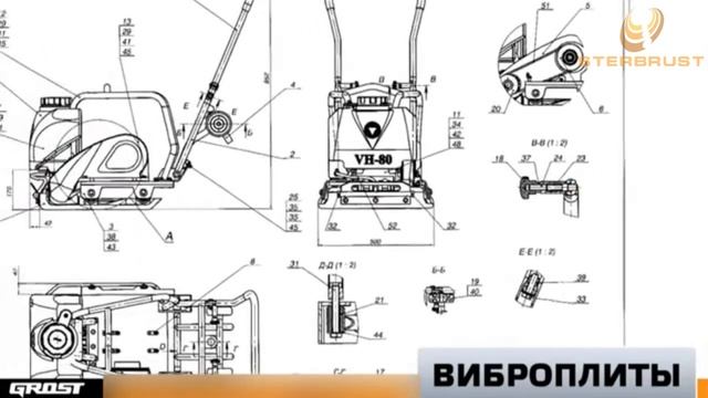 Виброплиты GROST