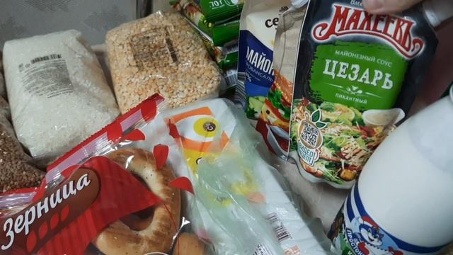 Большая закупка продуктов на 8000 рублей закупка бытовой химиимагазин чижик