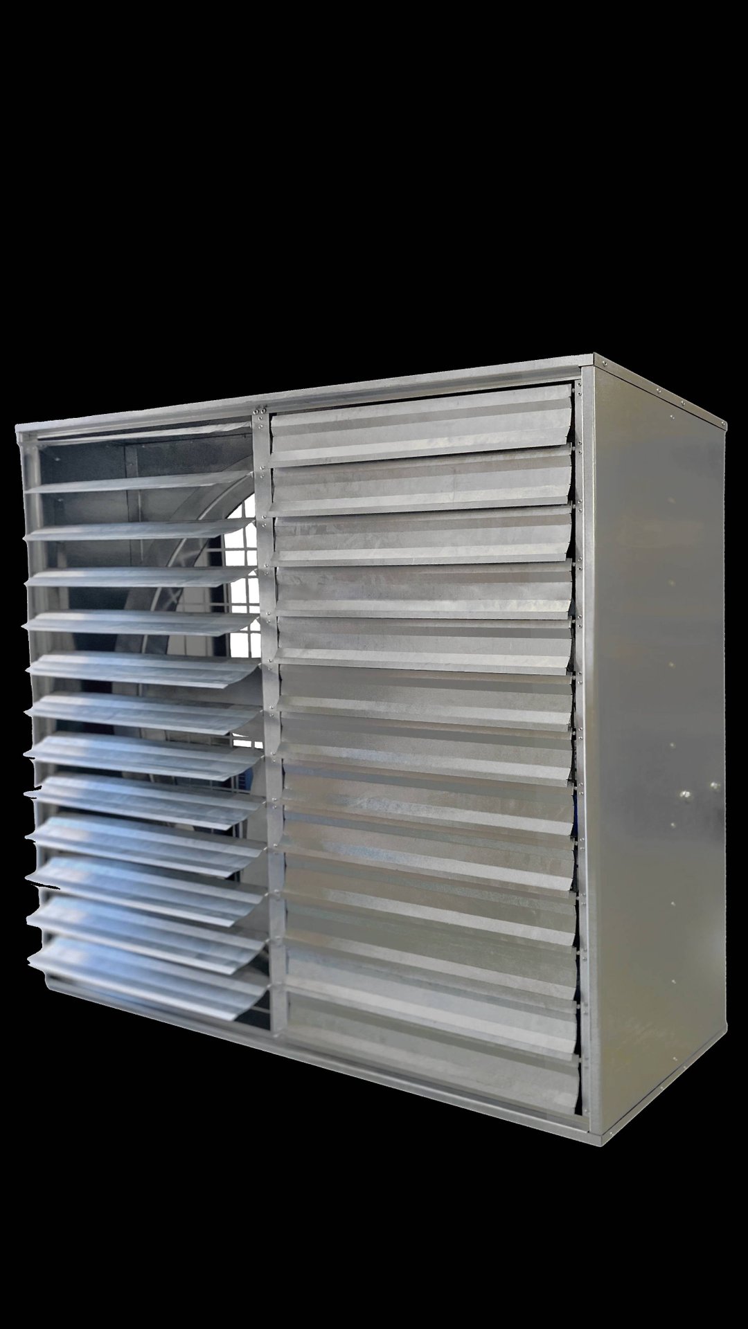 Вентилятор осевой с инерционными жалюзи AFO09