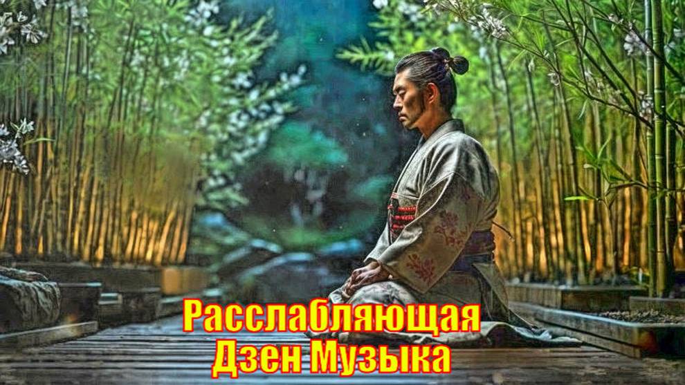 Расслабляющая Дзен Музыка Со Звуками Дождя, Самурайская Медитация