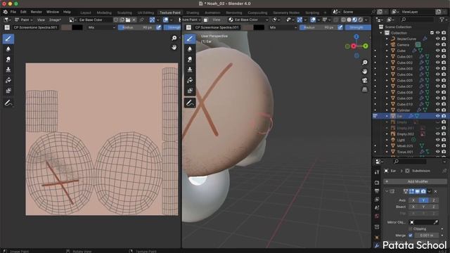 04 - Blender 2D to 3D - N Painting